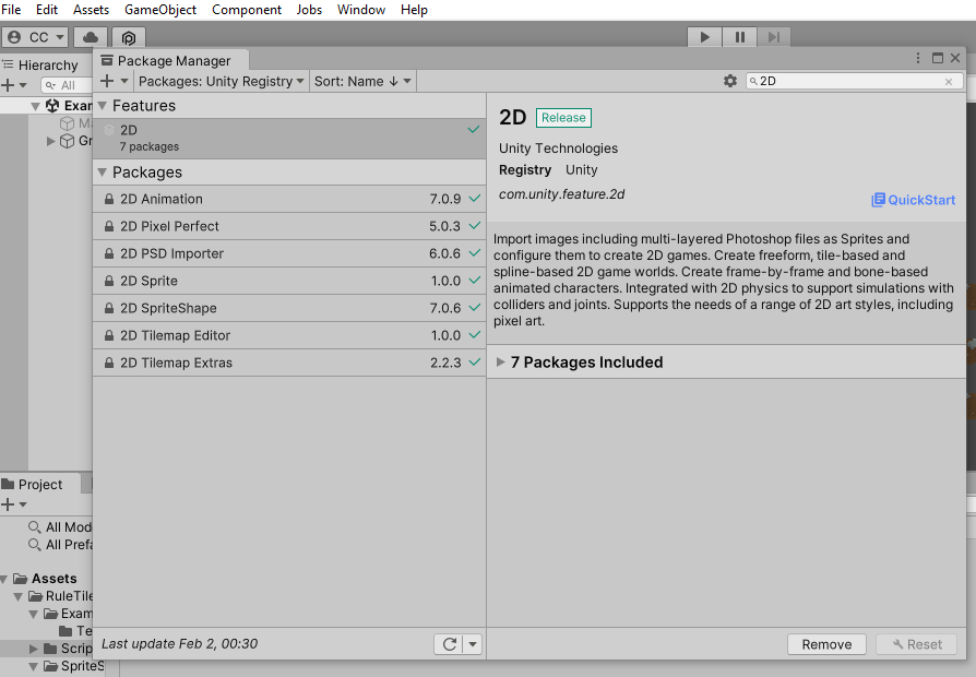 GitHub - HurtTree/Unity2DTemplateRuleTile: Unity 2D Rule Tile Template