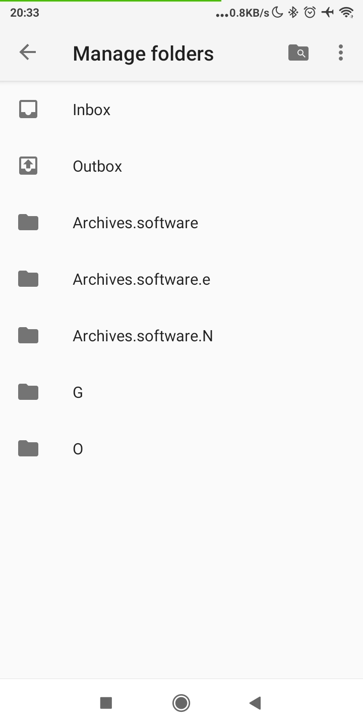 Manage folders alternates between two sets of folders upon refresh ...