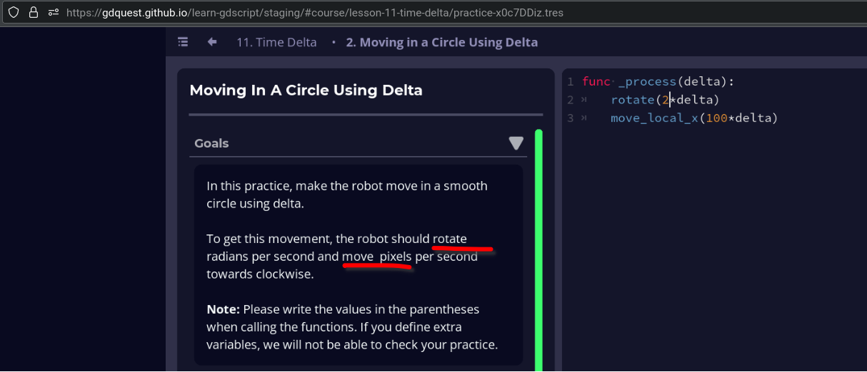 In Chapter 7 Some Code Blocks Are Not Shown · Issue 699 · Gdquest 