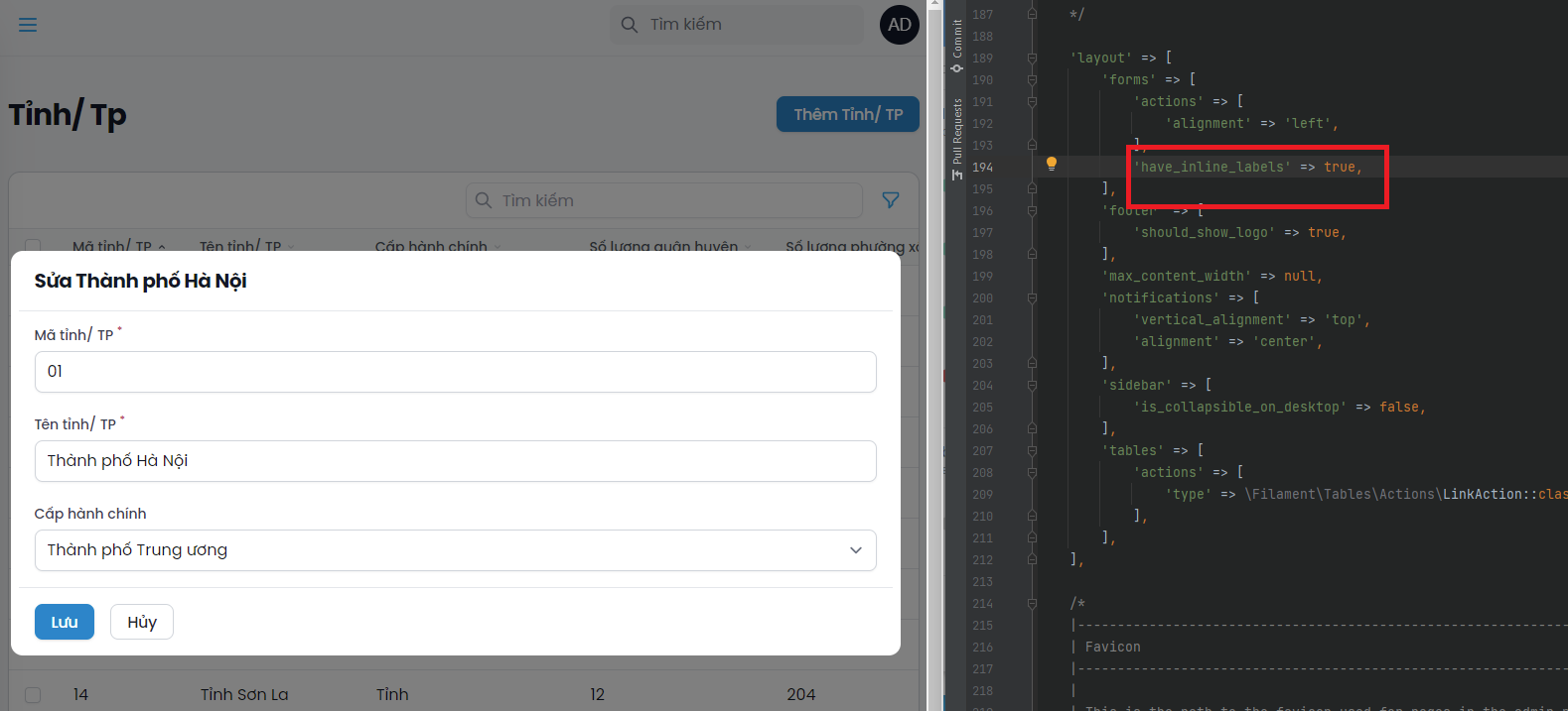have_inline_labels config not working with ManageRecords · Issue #2039 · filamentphp/filament ...