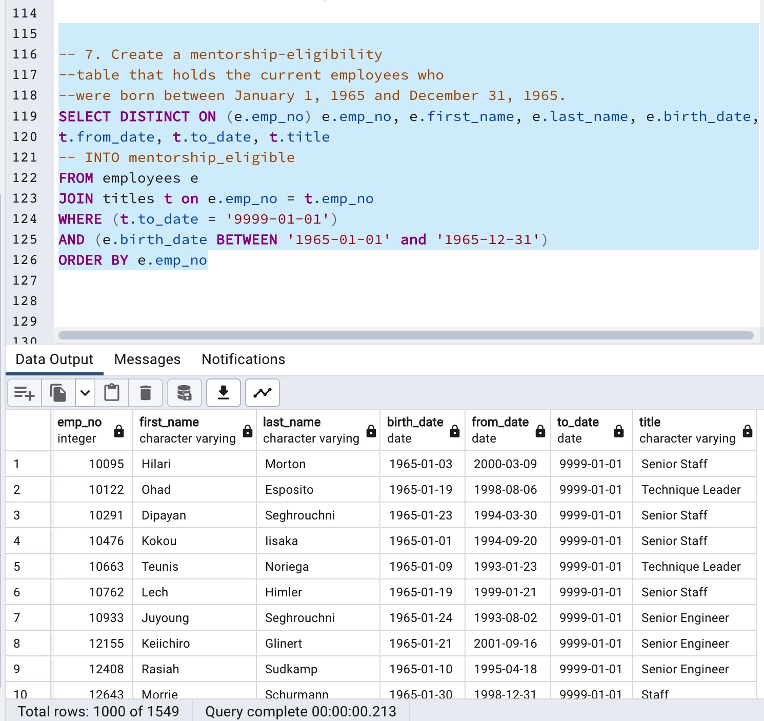 GitHub - Brent-56/SQL-Mentorship-Project