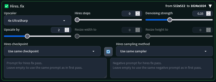 Feature Request Redesign Input Accordions Hires Fix Refiner To Make Their State More 