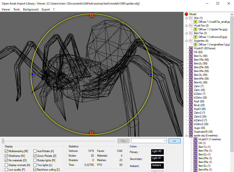 [Assimp viewer] Backface culling not working when 'No materials' is enabled. · Issue #3134 ...