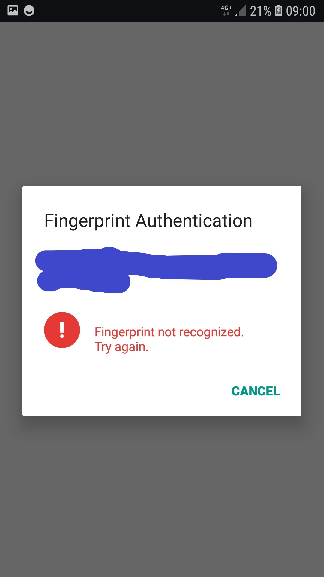 [local_auth] alert dialog biometric show black in android pie below ...
