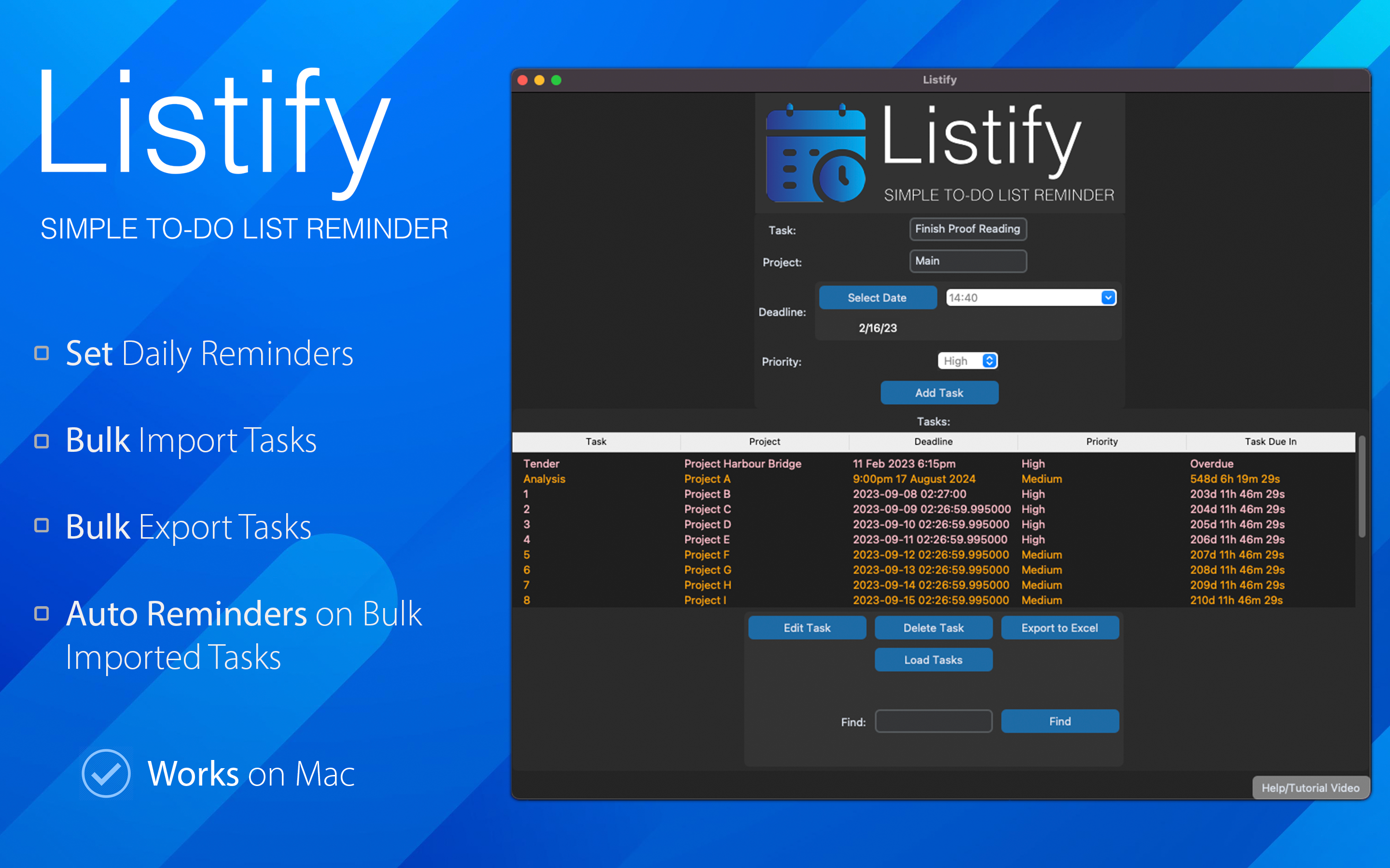 GitHub - OmeirAli/Listify: Get organized and stay on top of your to-do list with Listify! Our ...