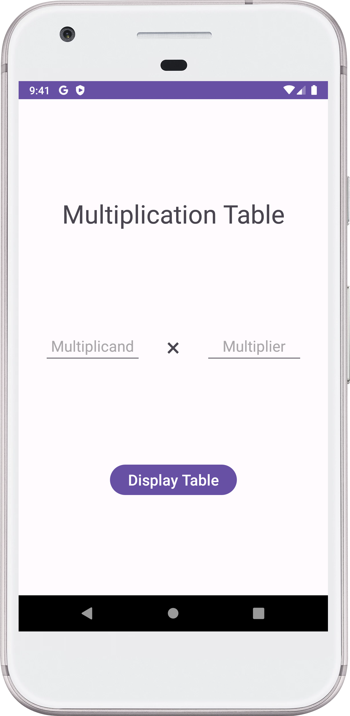 GitHub - sniwas/16-Multiplication-Table