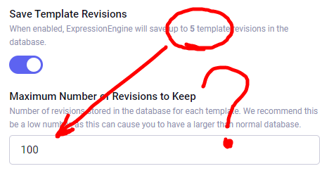 "Save Template Revisions" label inconsistency · Issue #682 · ExpressionEngine/ExpressionEngine ...