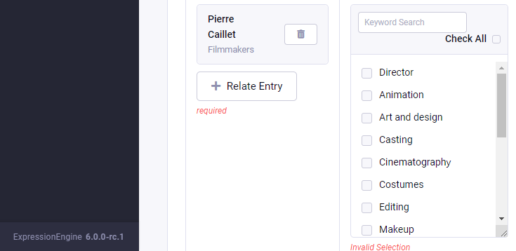 Validation error issue of relationship field · Issue #658 · ExpressionEngine/ExpressionEngine ...