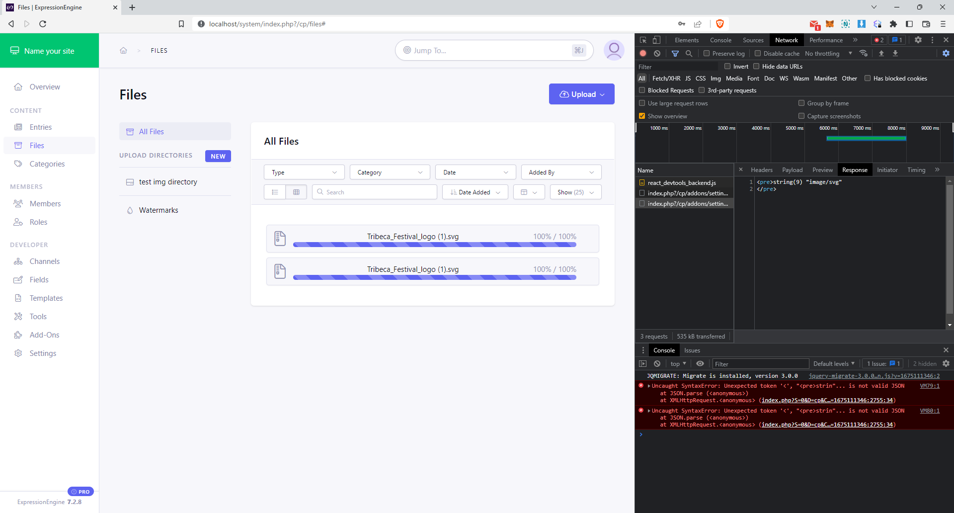 Certain SVG file is not allowed in image only upload directory · Issue #2808 · ExpressionEngine ...