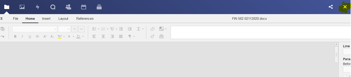 Close and Share buttons not visible · Issue #482 · ONLYOFFICE/onlyoffice-nextcloud · GitHub