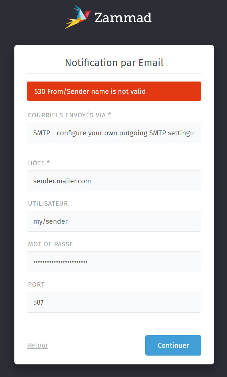 Smtp 530 From Sender Name Is Not Valid · Issue 4560 · Zammad Zammad · Github