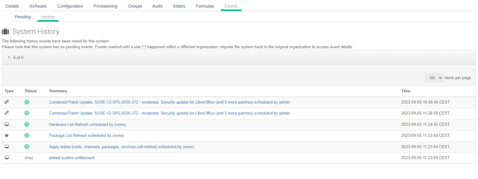 UI shows wrong System Status · Issue #7500 · uyuni-project/uyuni · GitHub