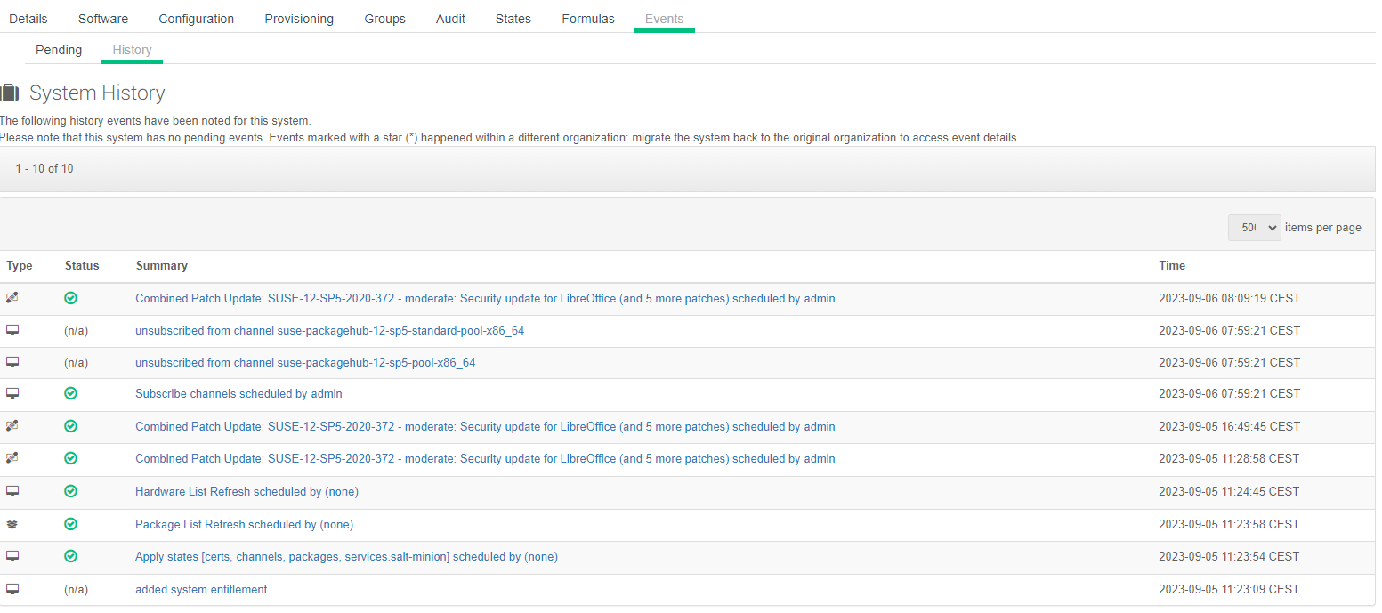 UI shows wrong System Status · Issue #7500 · uyuni-project/uyuni · GitHub