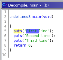 "Find Text" highlight in decompiler is not cleared · Issue #282 · NationalSecurityAgency/ghidra ...