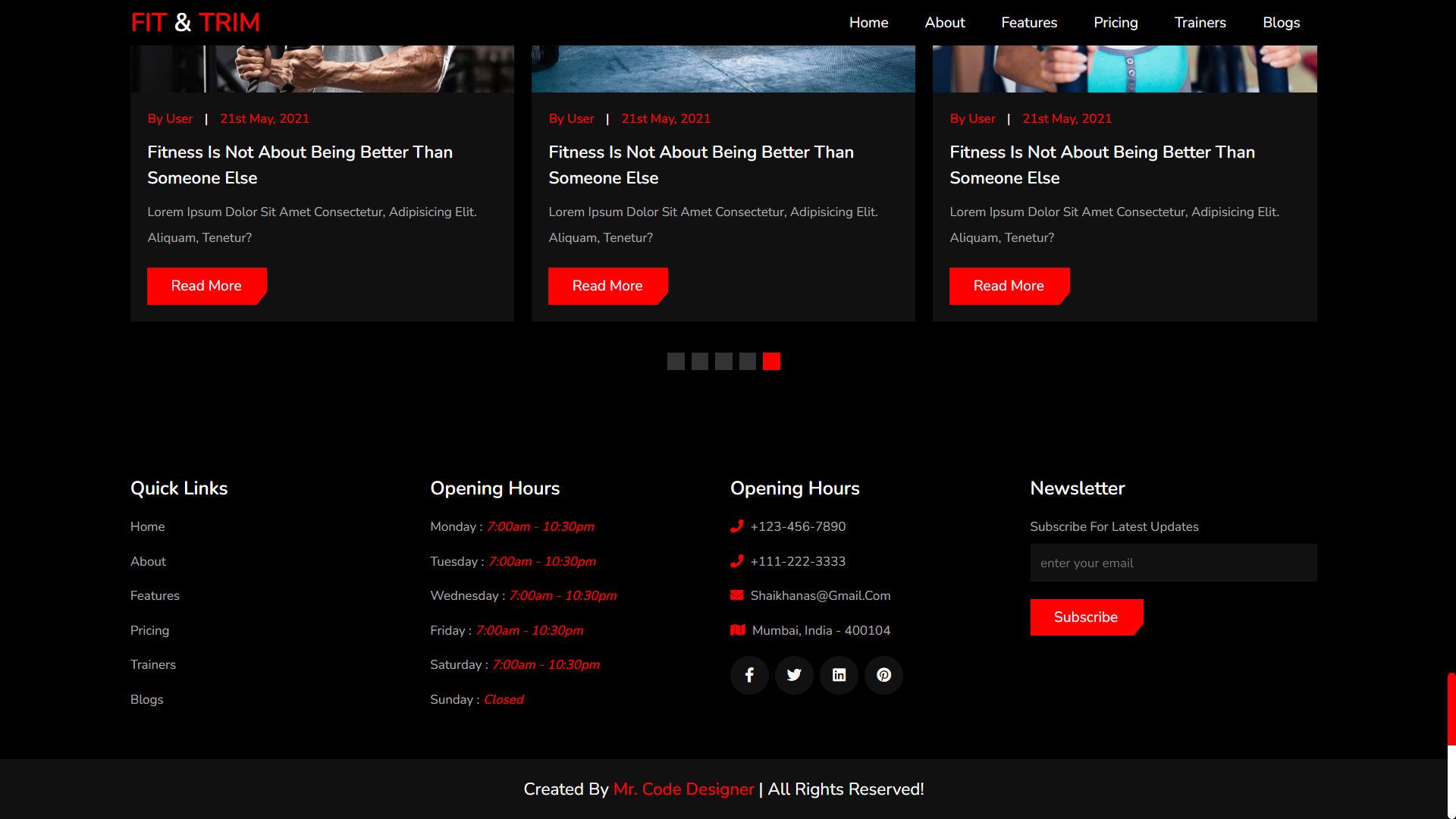 GitHub - YannKamche/Fitness-Website: This is a fully built, deployed ...