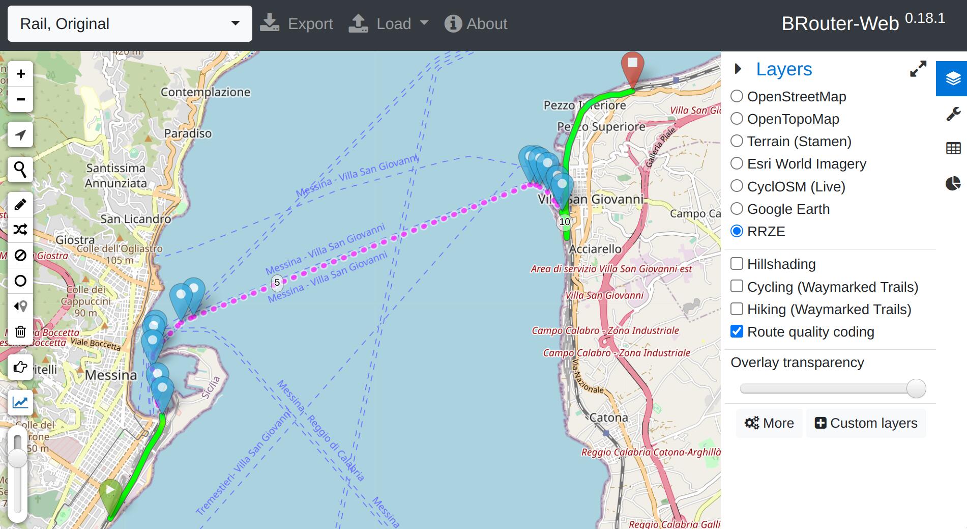 train route - no through route · Issue #760 · nrenner/brouter-web · GitHub