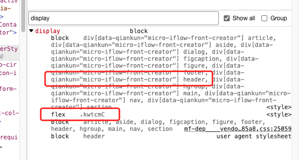 qiankun 开启experimentalStyleIsolation后 css样式优先级调整导致样式错乱 · Issue #2315 · umijs/qiankun · GitHub