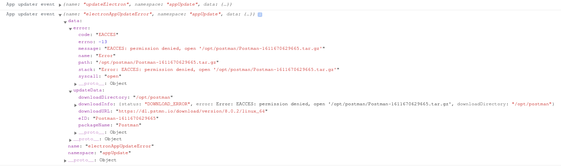 Postman tries to auto-update when installed system-wide · Issue #9465 ...