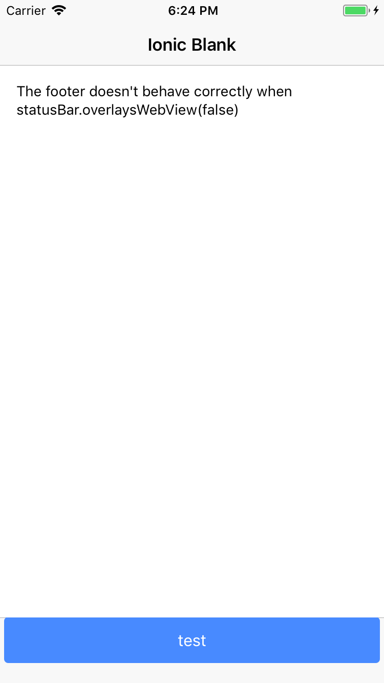 Footer broken on 3.7 with status bar · Issue #13160 · ionic-team/ionic-framework · GitHub