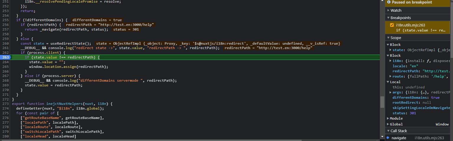 Server side render after navigation, when differen domains options enabled · Issue #1904 · nuxt ...