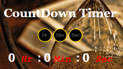 GitHub - indranilmondal901/countdown-timer-: Create a countdown timer