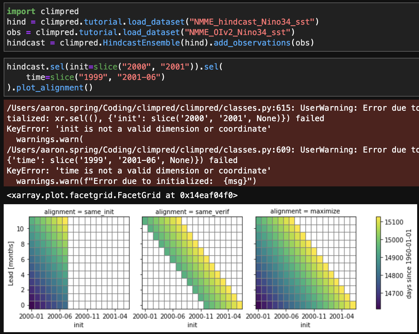 HindcastEnsemble plot verification times based on alignment · Issue #701 · pangeo-data/climpred ...