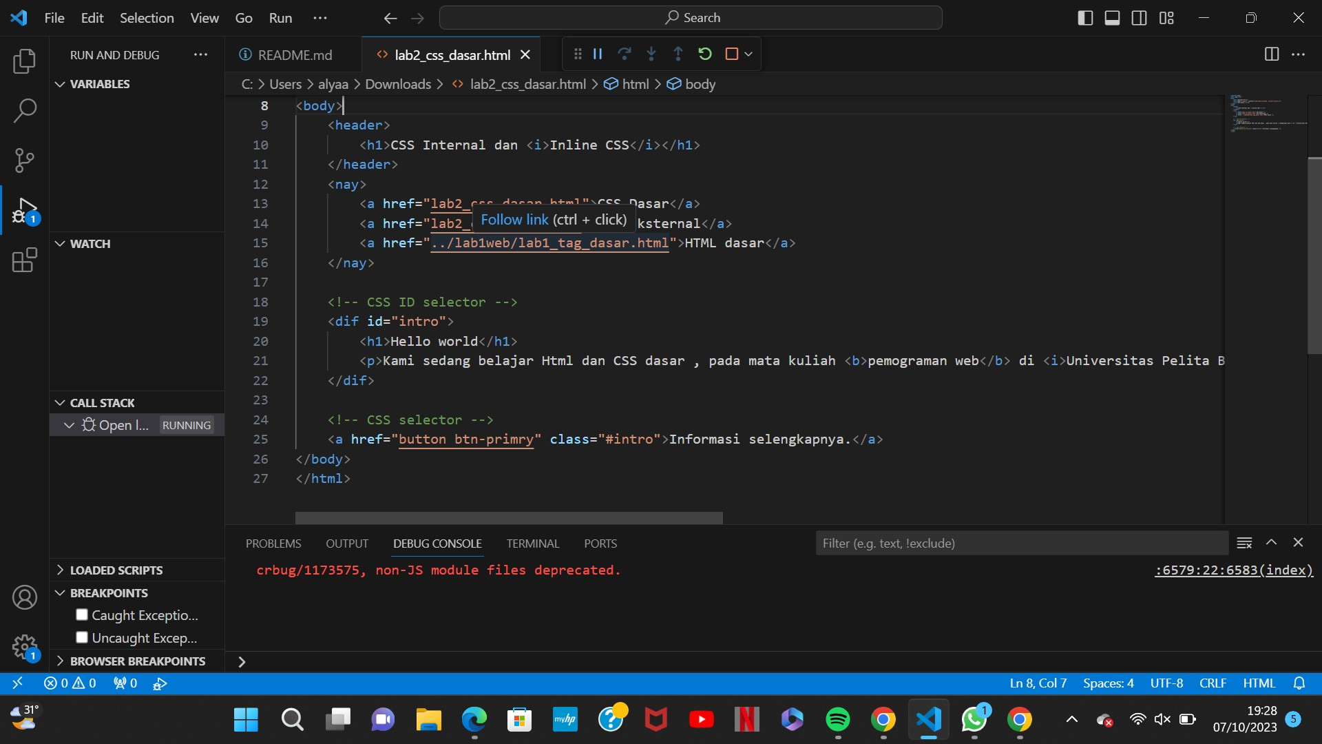 GitHub - dzikri226/lab2css
