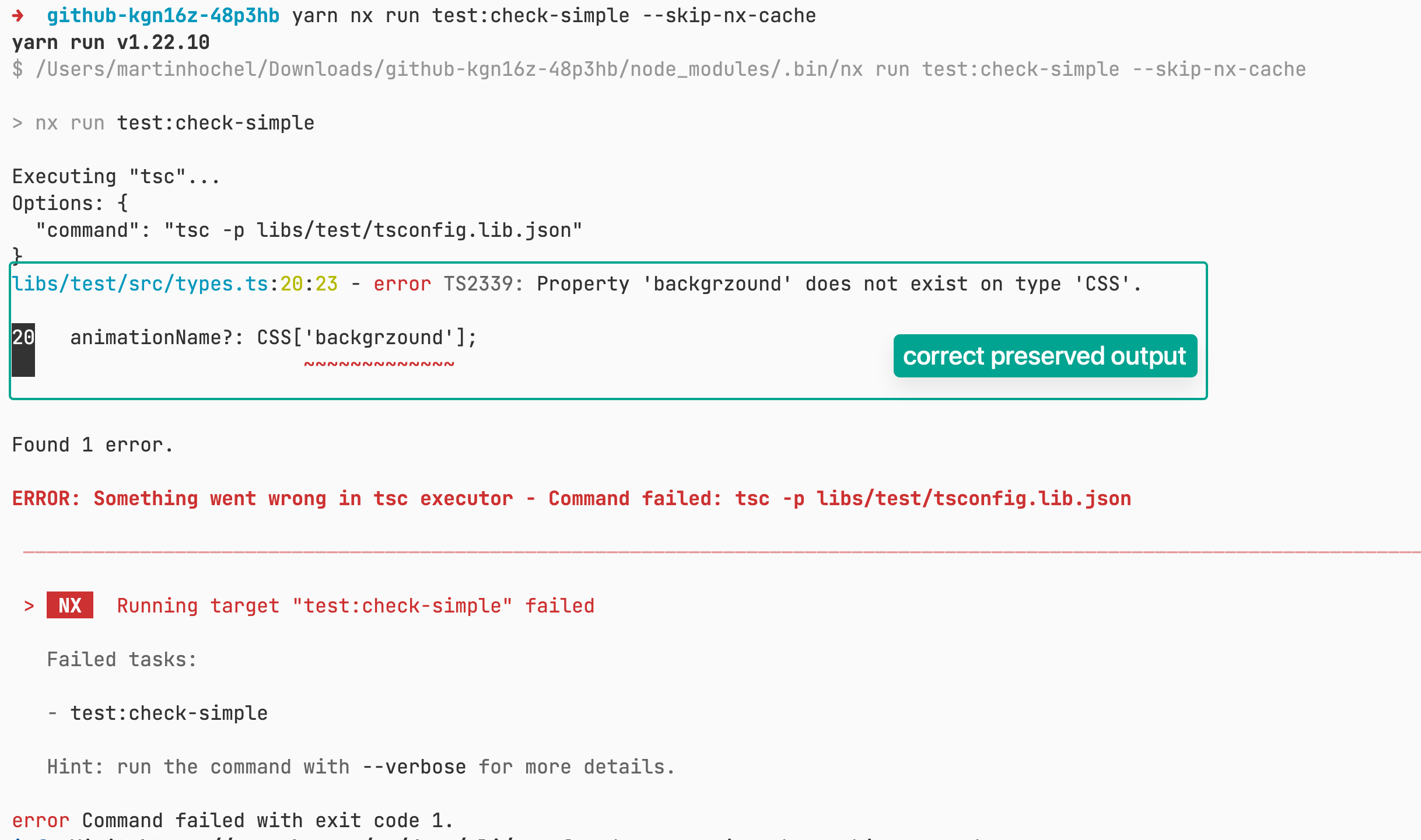 workspace|executors: run-commands breaks/strips terminal output · Issue #9069 · nrwl/nx · GitHub
