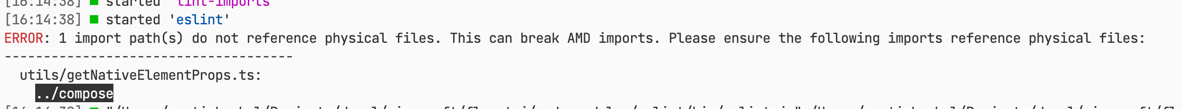 eslint-plugin: lint throws AMD module support related errors in v9 ...