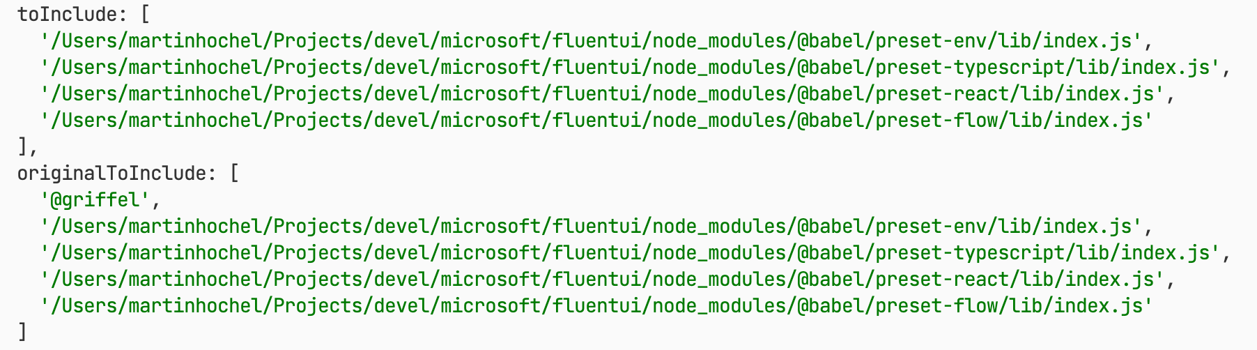 [Bug]: @griffel/babel-preset breaks `yarn start` in `@fluentui/react-components` · Issue #23978 ...