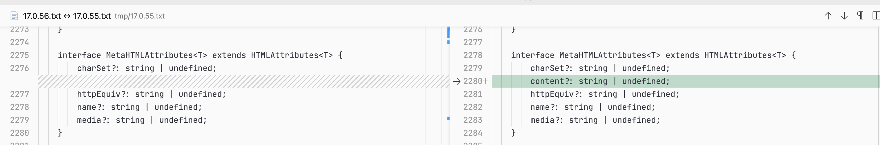 [Bug]: `@types/react@17.0.56` contains breaking change that fails `tsc` on fluentui/react (V8 ...