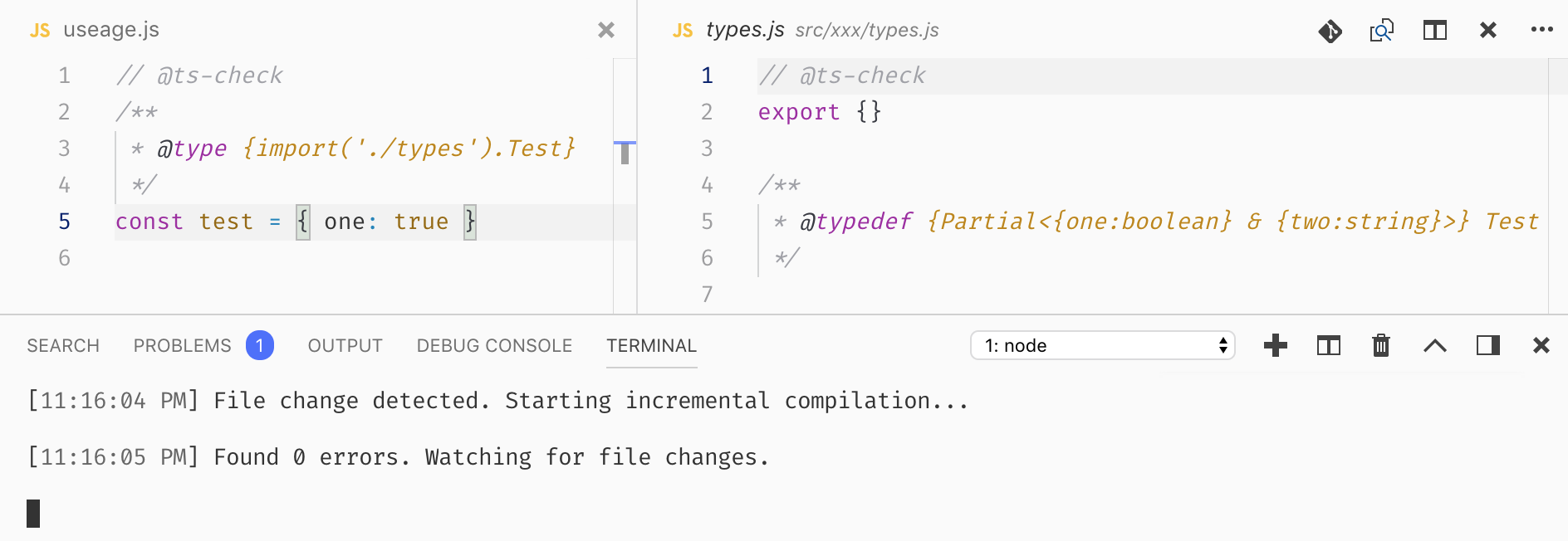 [JSDoc/checkjs]: exported @typedef doesn't work with mapped types directly · Issue #24916 ...