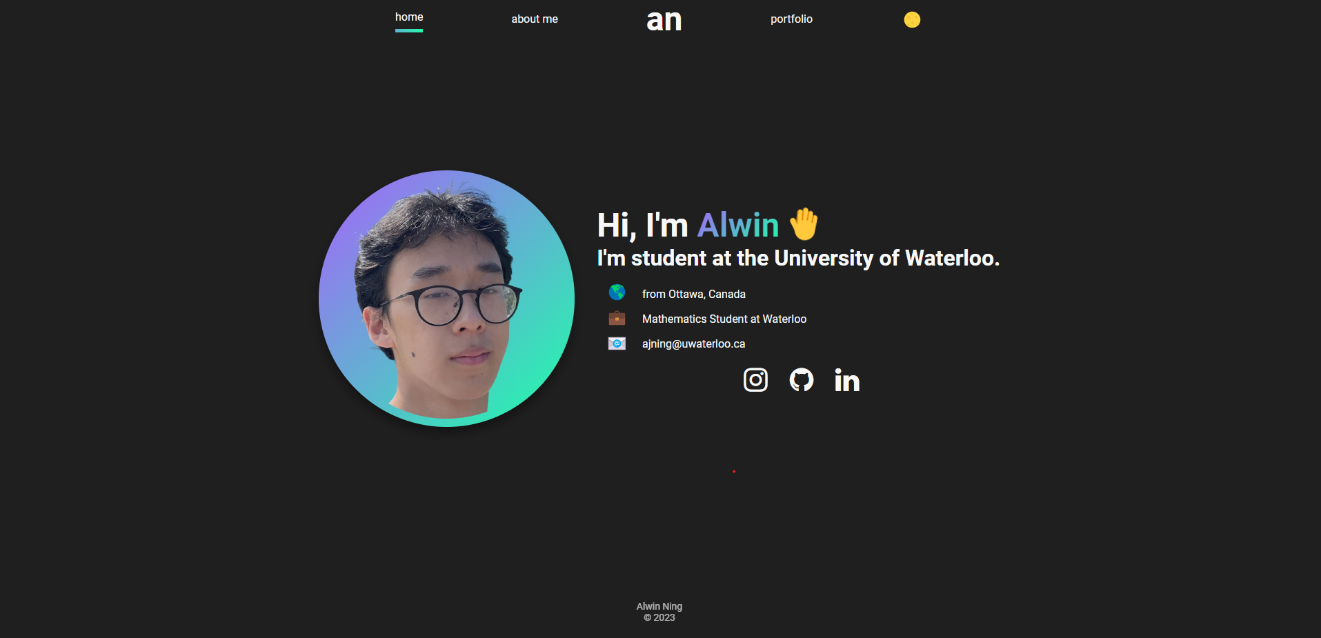 GitHub - alwin-ning/Alwin-Website