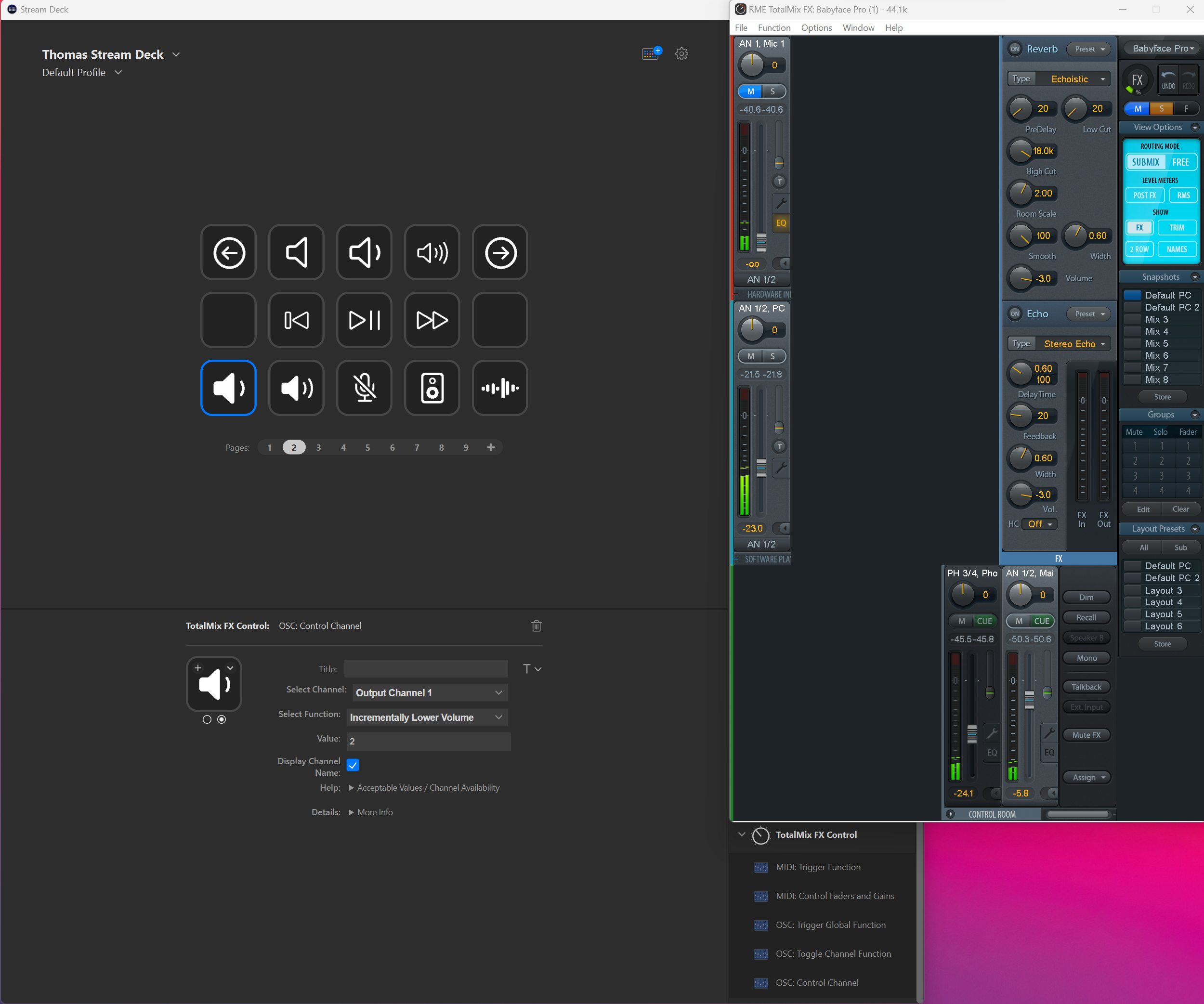 Volume Up / Volume Down Function in Plugin · Issue #24 · shells-dw/streamdeck-totalmix · GitHub