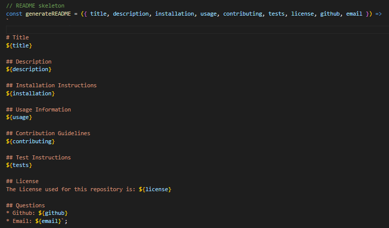 GitHub - DaelenWall/Professional-README-Generator: UConn Bootcamp Chapter 9 Node.js Challenge