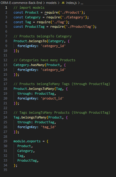 GitHub - DaelenWall/ORM-E-commerce-Back-End: UConn Bootcamp Chapter 9 ...