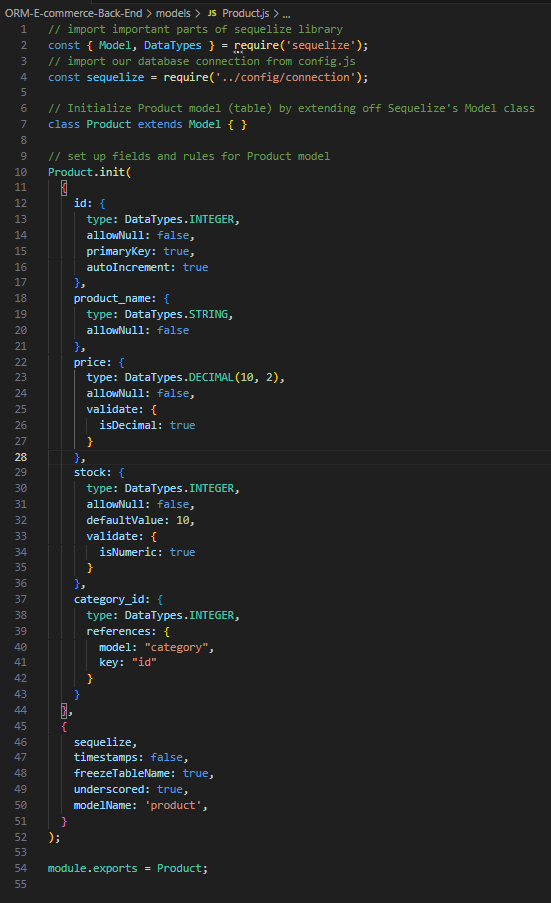 GitHub - DaelenWall/ORM-E-commerce-Back-End: UConn Bootcamp Chapter 9 ORM Challenge
