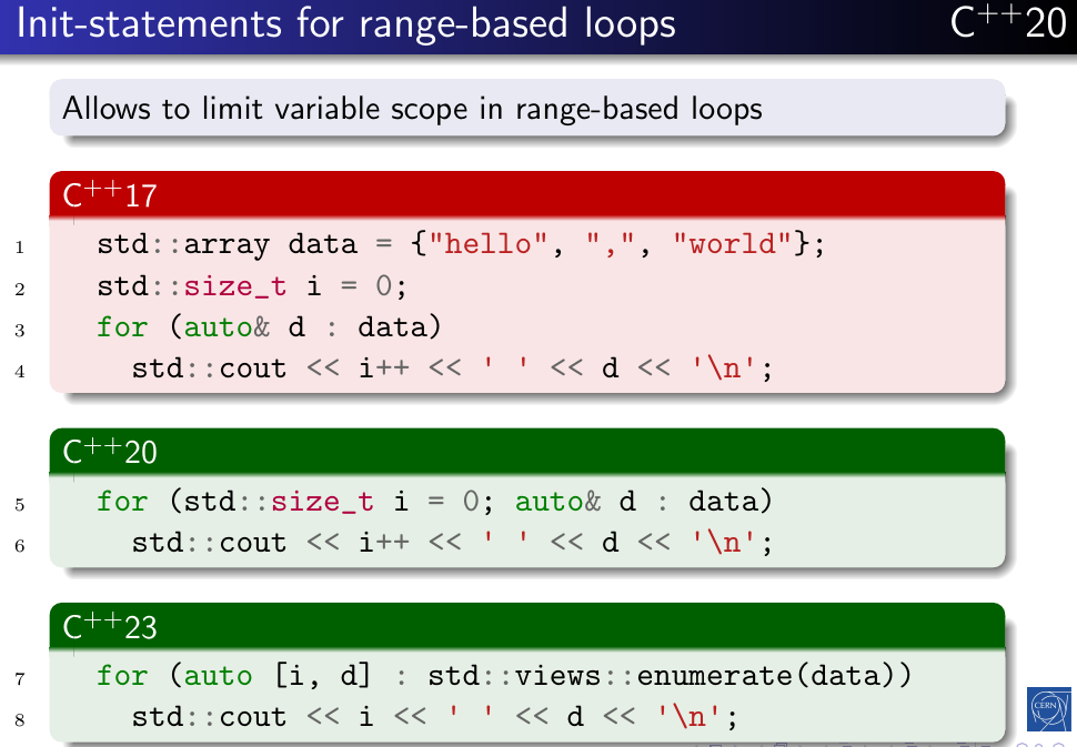 Better Example For Init Statements In Range For · Issue 398 · Hsf Training Cpluspluscourse · Github