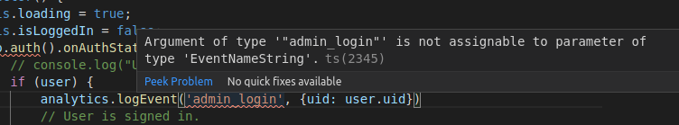 analytics-types EventNameString definition is broken · Issue #2312 · firebase/firebase-js-sdk ...