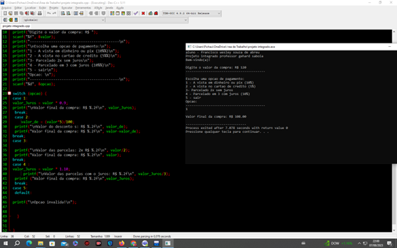 GitHub - Wesleyszs/projeto-integrado-pagamento: projeto integrado do 2 semestre da faculdade cdl