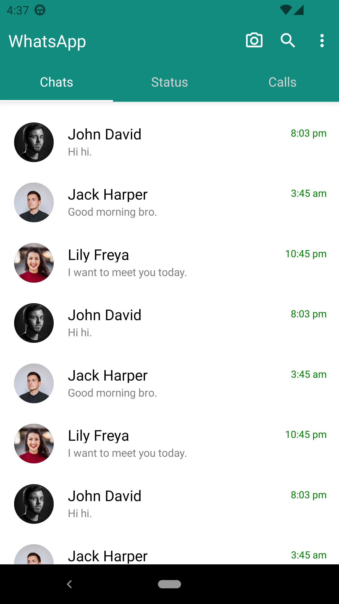 GitHub - LakithWijenayakadev/Whatsapp: This is dummy whatsapp application