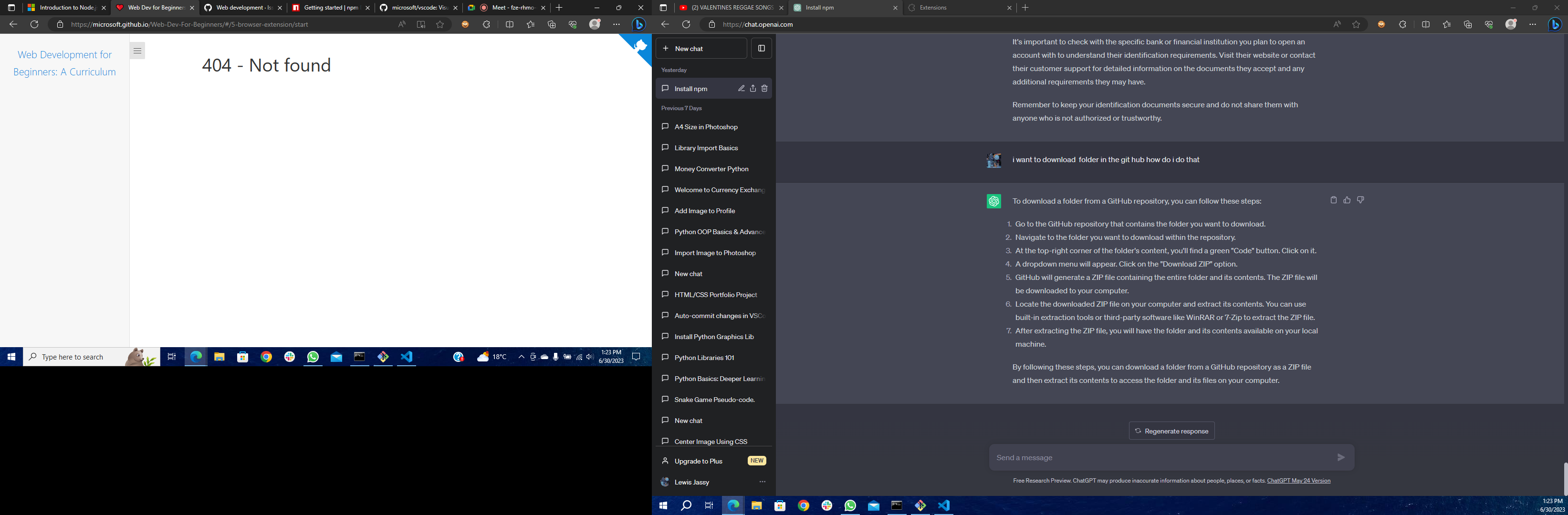 when i click start code · Issue #1198 · microsoft/Web-Dev-For-Beginners · GitHub