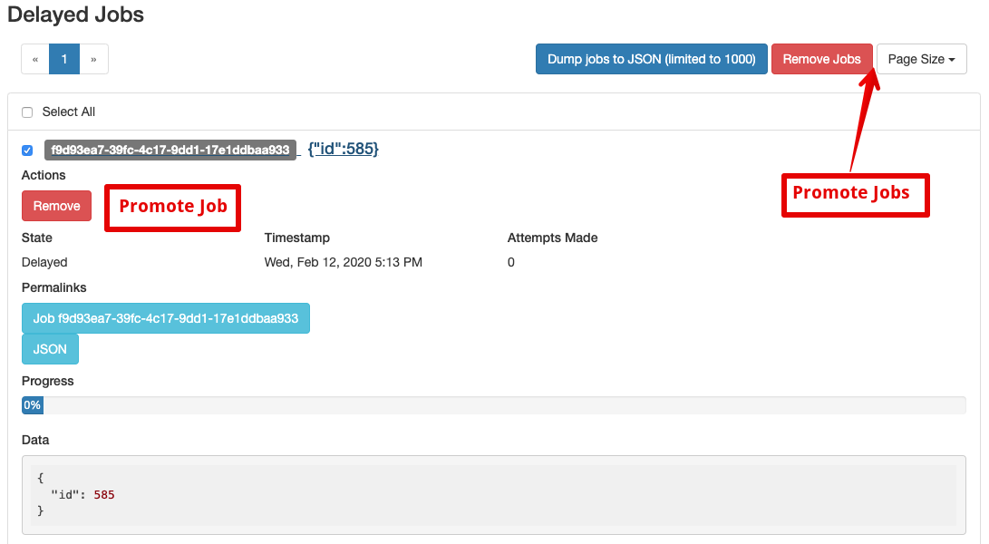 Ability to promote jobs from delayed · Issue #203 · bee-queue/arena · GitHub