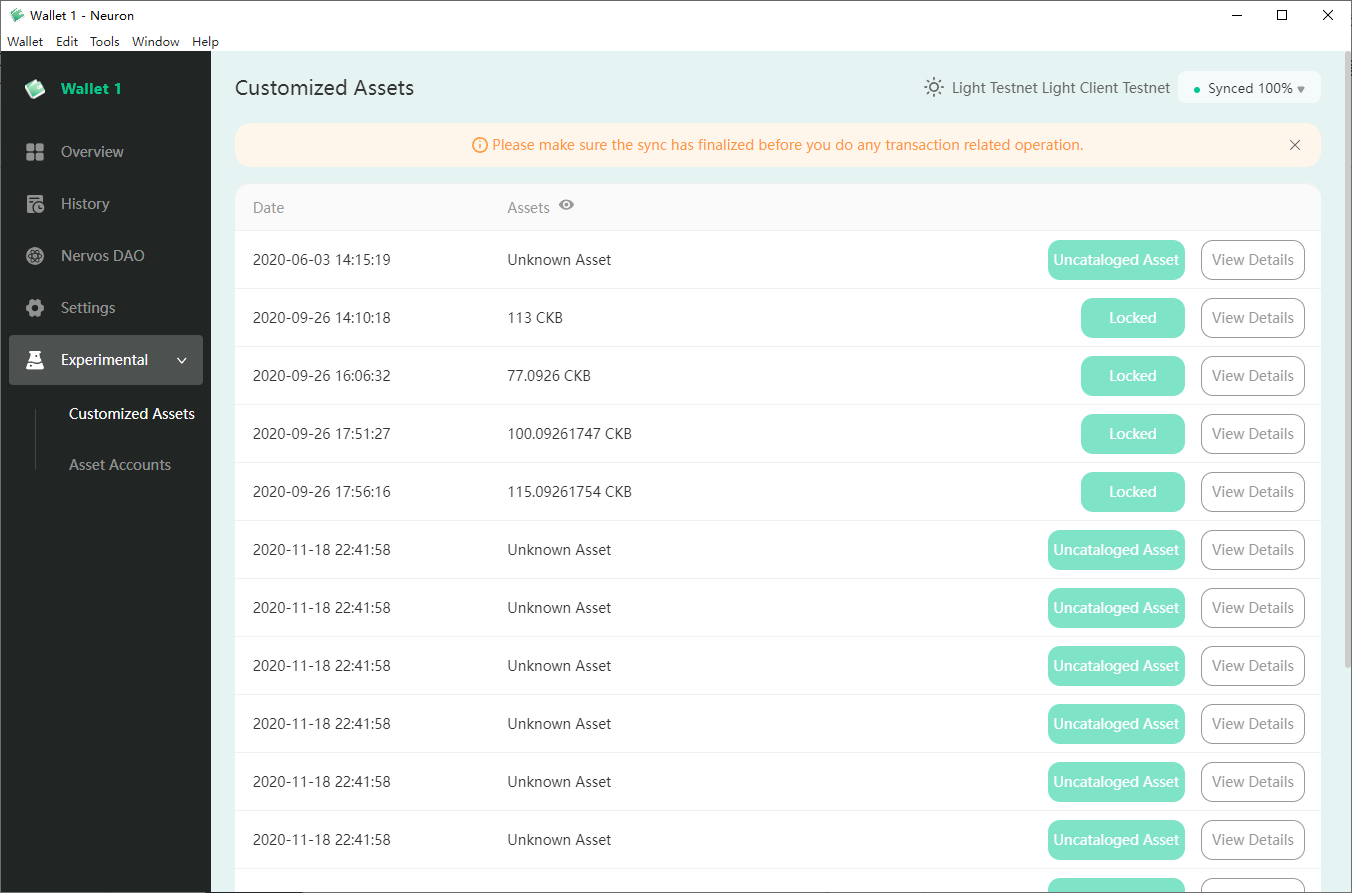 Experimental · Issue #2835 · nervosnetwork/neuron · GitHub