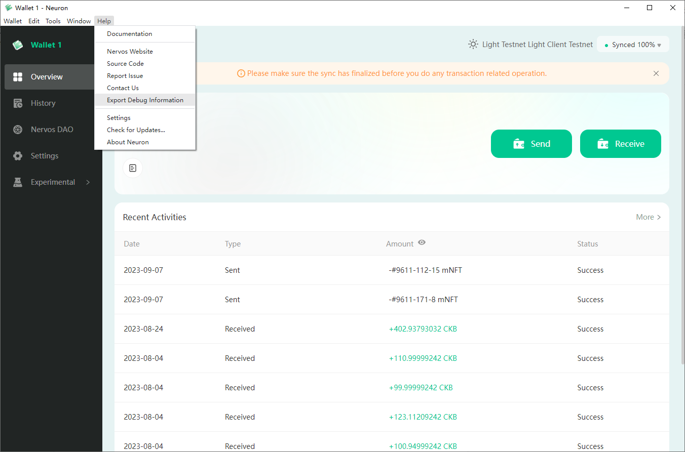Troubleshooting · Issue #2836 · nervosnetwork/neuron · GitHub