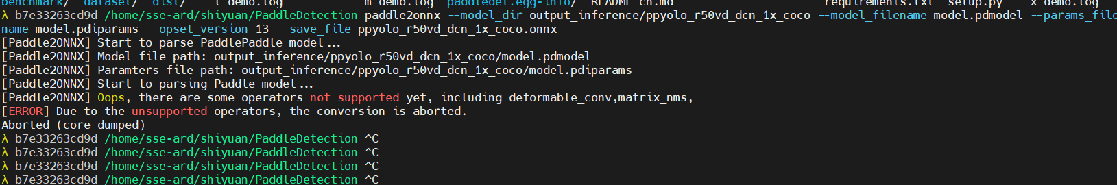 PP-YOLO：ppyolo_r50vd_dcn_1x_coco ppyolo_r50vd_dcn_2x_coco转onnx，提示错误不支持op · Issue #7615 ...