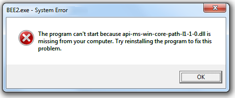 Beemod Version 4.39.0 not working for all the Windows 7 users, it will ...