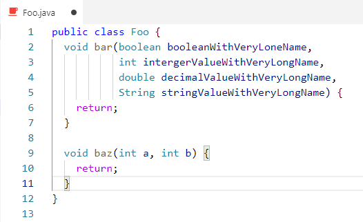 Linting Method Arguments With Long Name Are Not Shown In Multiple Line · Issue 945 · Redhat