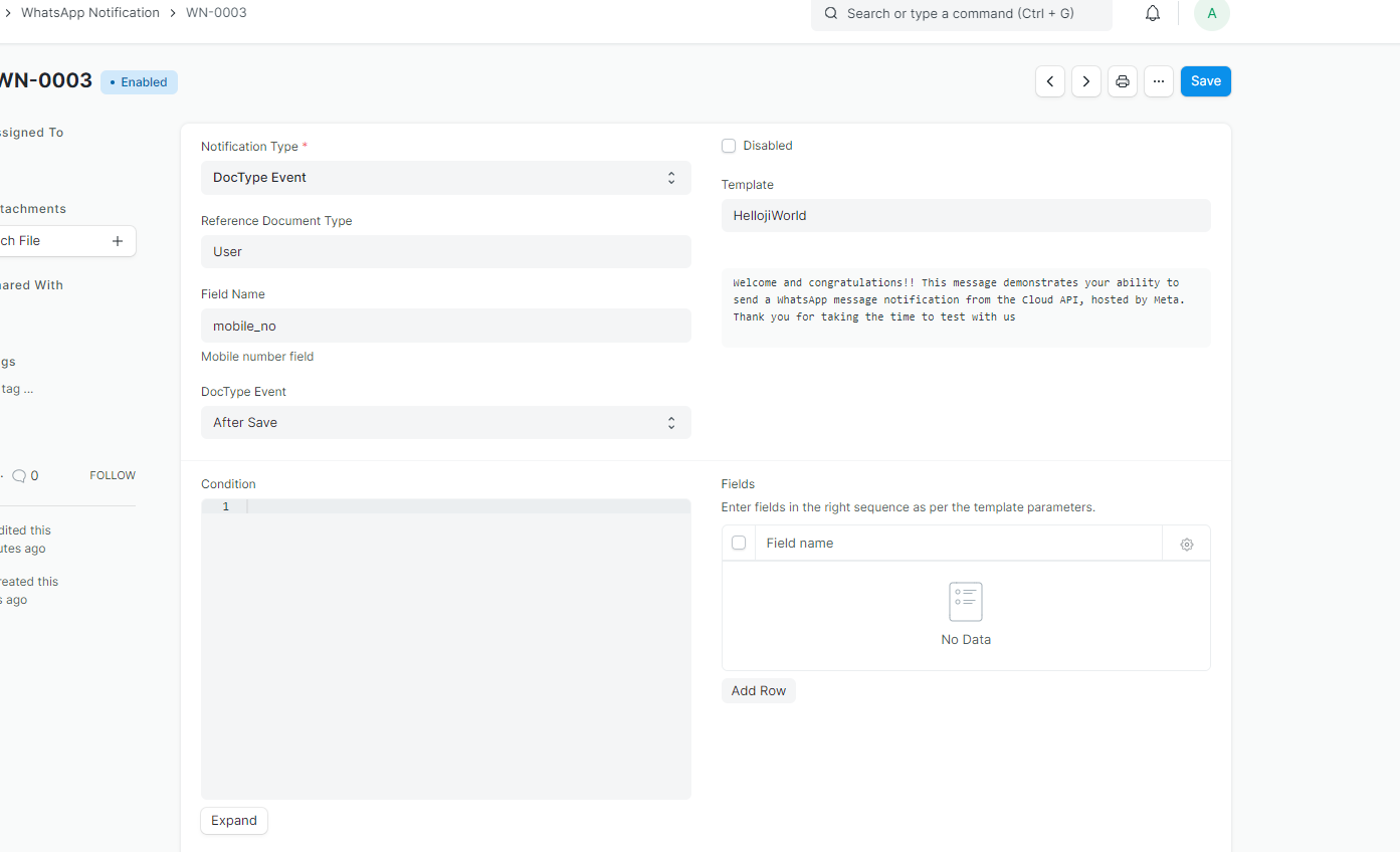 notification not working · Issue #25 · shridarpatil/frappe_whatsapp ...