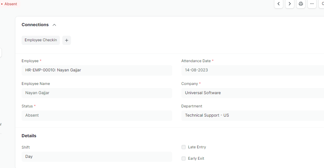 Attendace marking issue · Issue #788 · frappe/hrms · GitHub Attendace marking issue · Issue #788 · frappe/hrms · GitHub